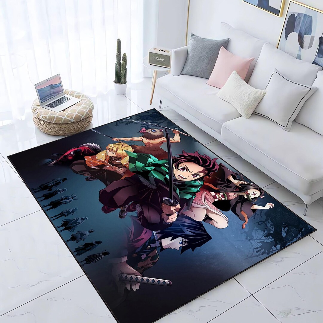 Anime Rug, Anime Design, Manga Rug, Kids Room Rugs, - Etsy
