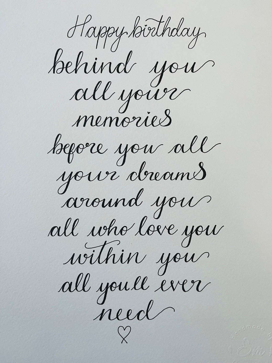 A4 Birthday Themed Quote - Etsy