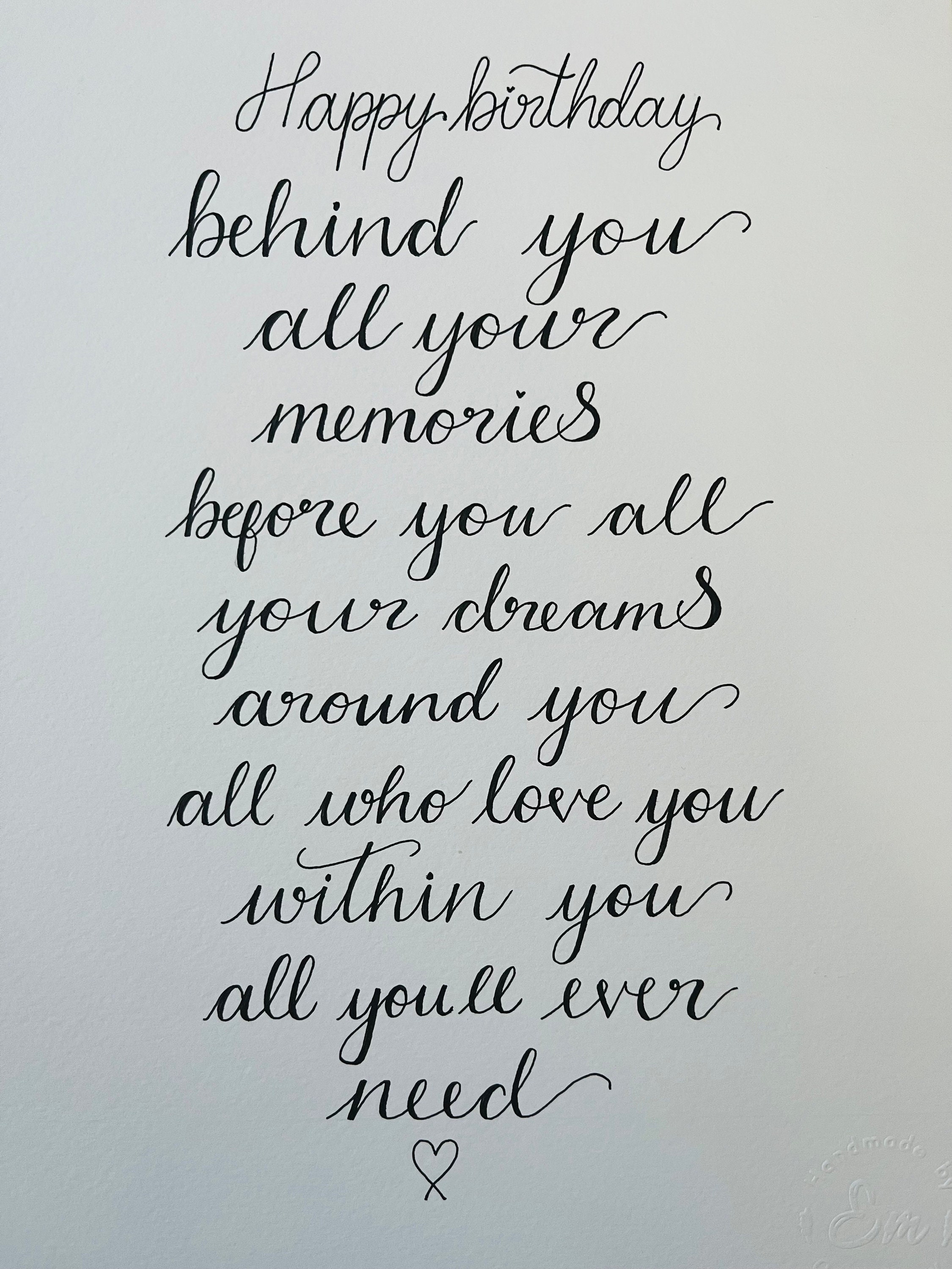 A4 Birthday Themed Quote - Etsy