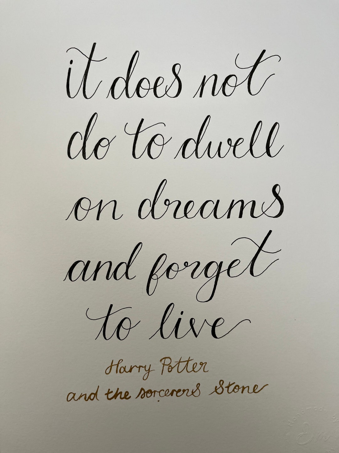Harry Potter A4 Quote - Etsy