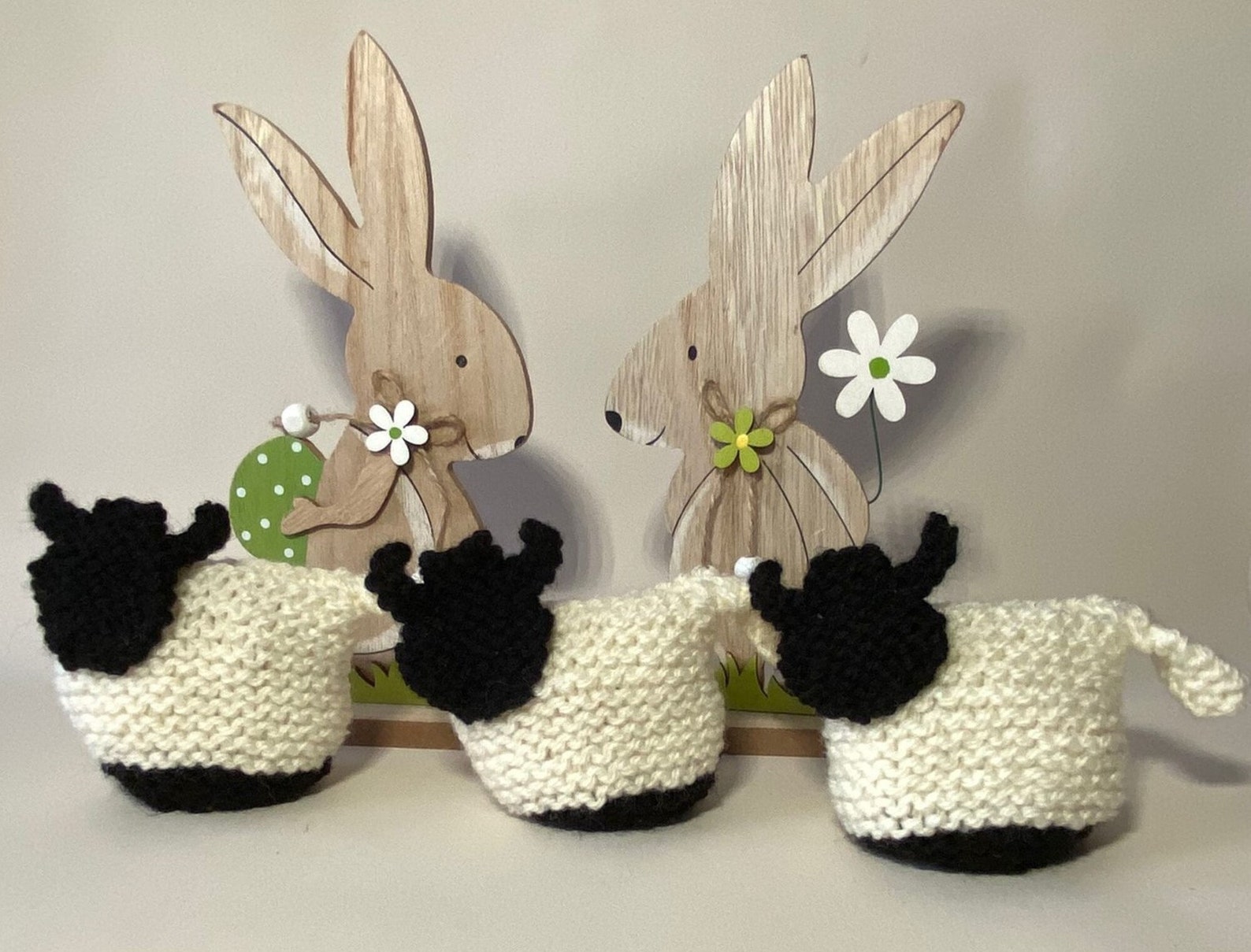 PDF Knitting Pattern for Easter Lamb Decoration & Creme Egg Cover ...