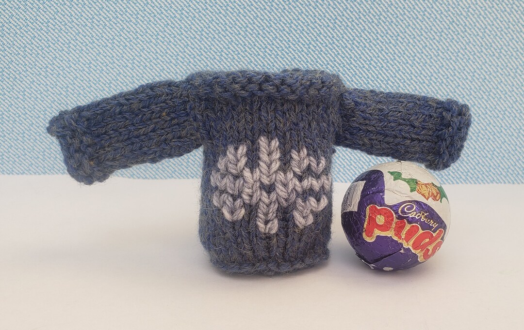 PDF Knitting Pattern for Knitted-in-round Snowflake Jumper Cover for ...