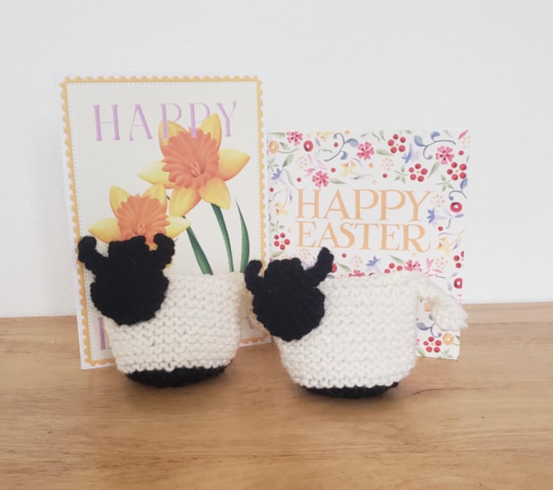 PDF Knitting Pattern for Easter Lamb Decoration & Creme Egg Cover ...