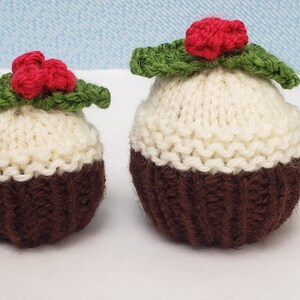 PDF Knitting Pattern for Knit-in-round Mini & Small Christmas Pudding ...