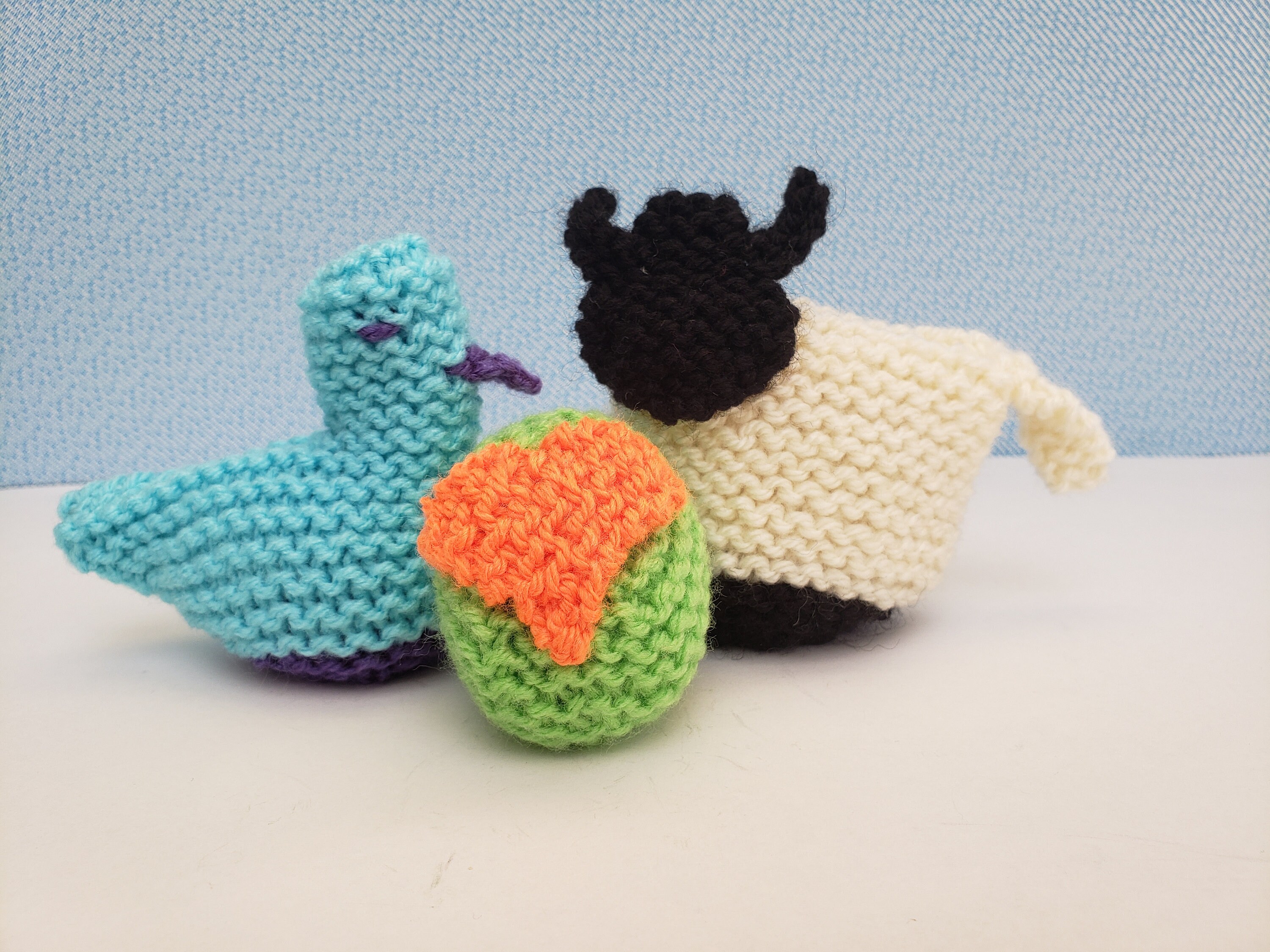 PDF Knitting Pattern for Easter Lamb Decoration & Creme Egg Cover ...