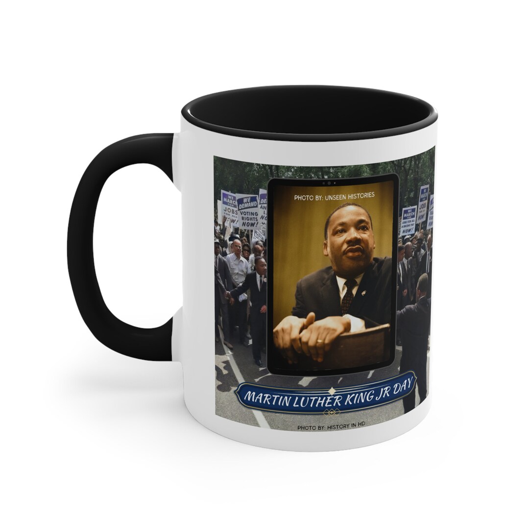 Vintage-inspired Martin Luther King Jr Day Accent Mug With Historical ...