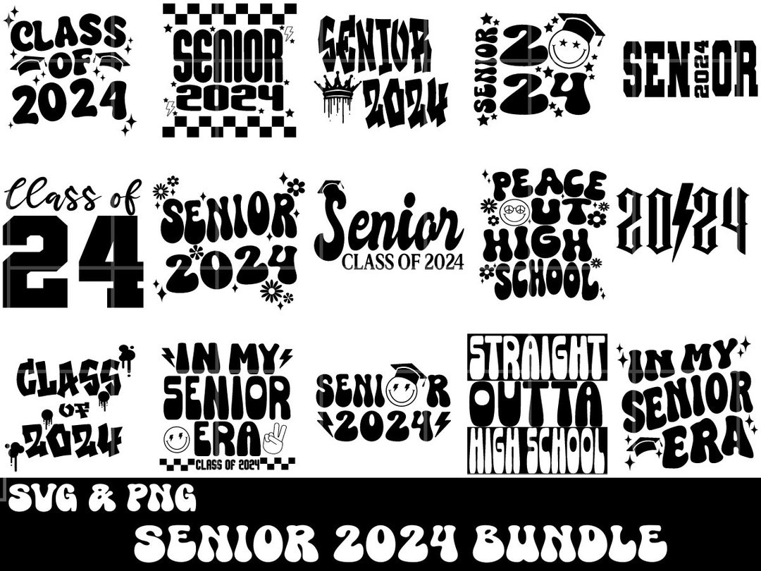 Class of 2024 SVG, Graduation Cap SVG, Senior 2024 SVG, Class of 2024 ...