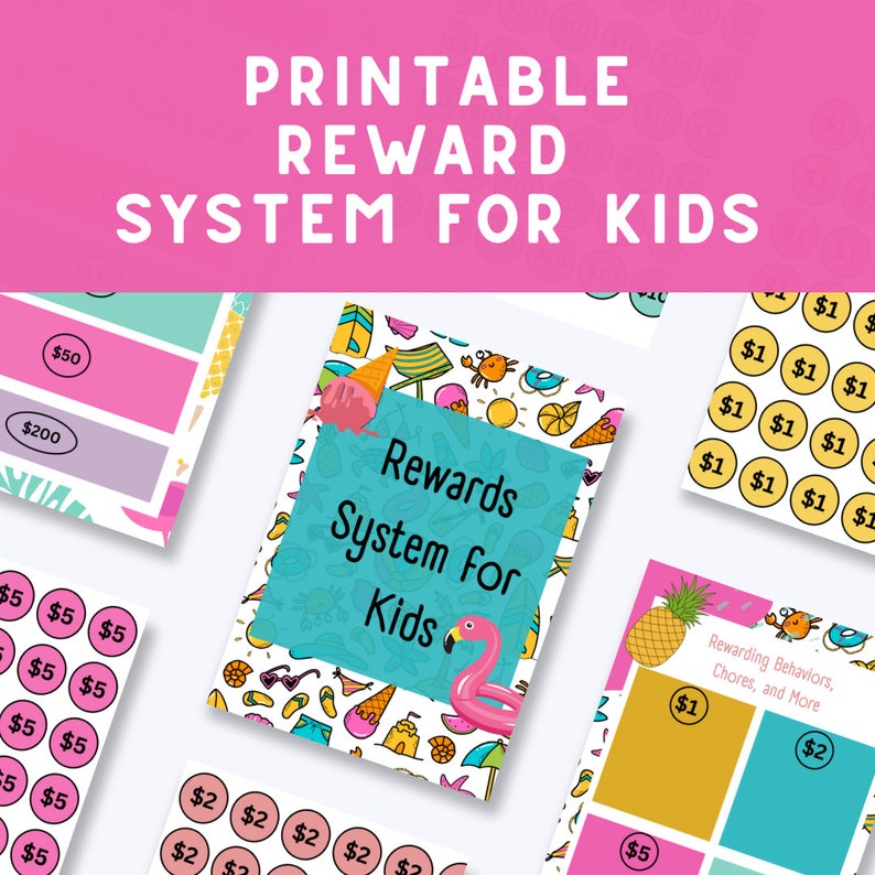 Printable Reward System for Kids Chore Chart Kids Chore - Etsy