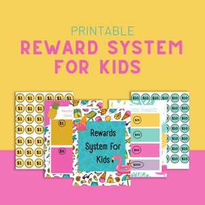 Printable Reward System for Kids Chore Chart Kids Chore - Etsy