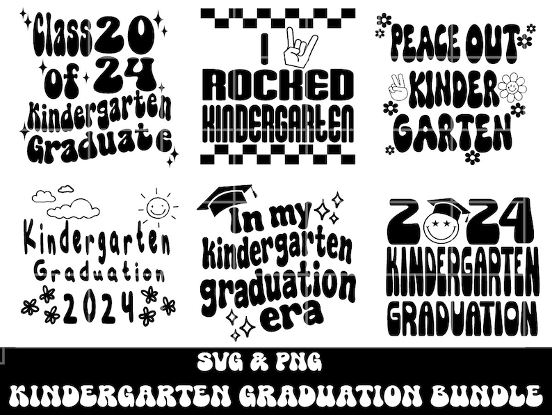 Kindergarten Graduation SVG Bundle I Kindergarten Graduation SVG I ...
