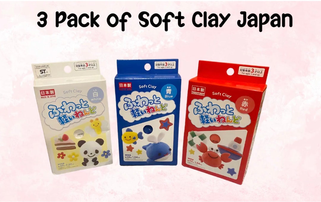 Japan Soft Clay Butterslime Daiso Clay Air Dry Polymer Clay - Etsy