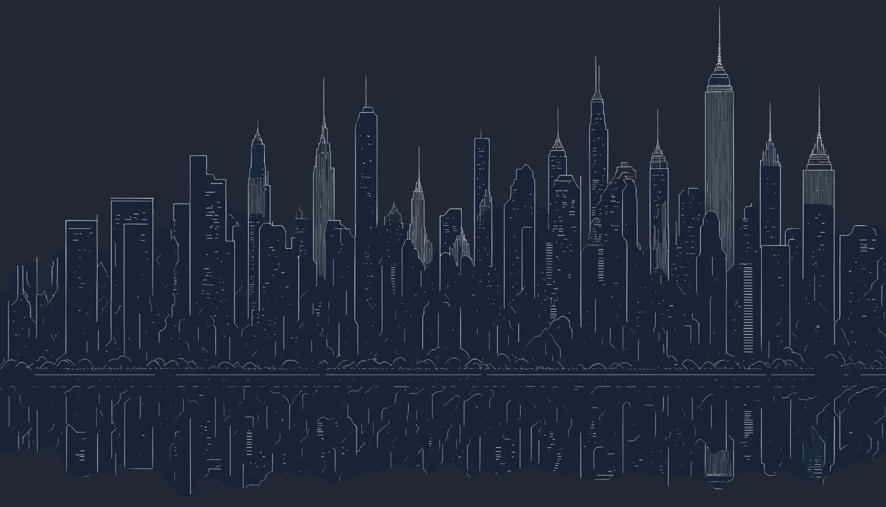 New York City Skyline - Etsy