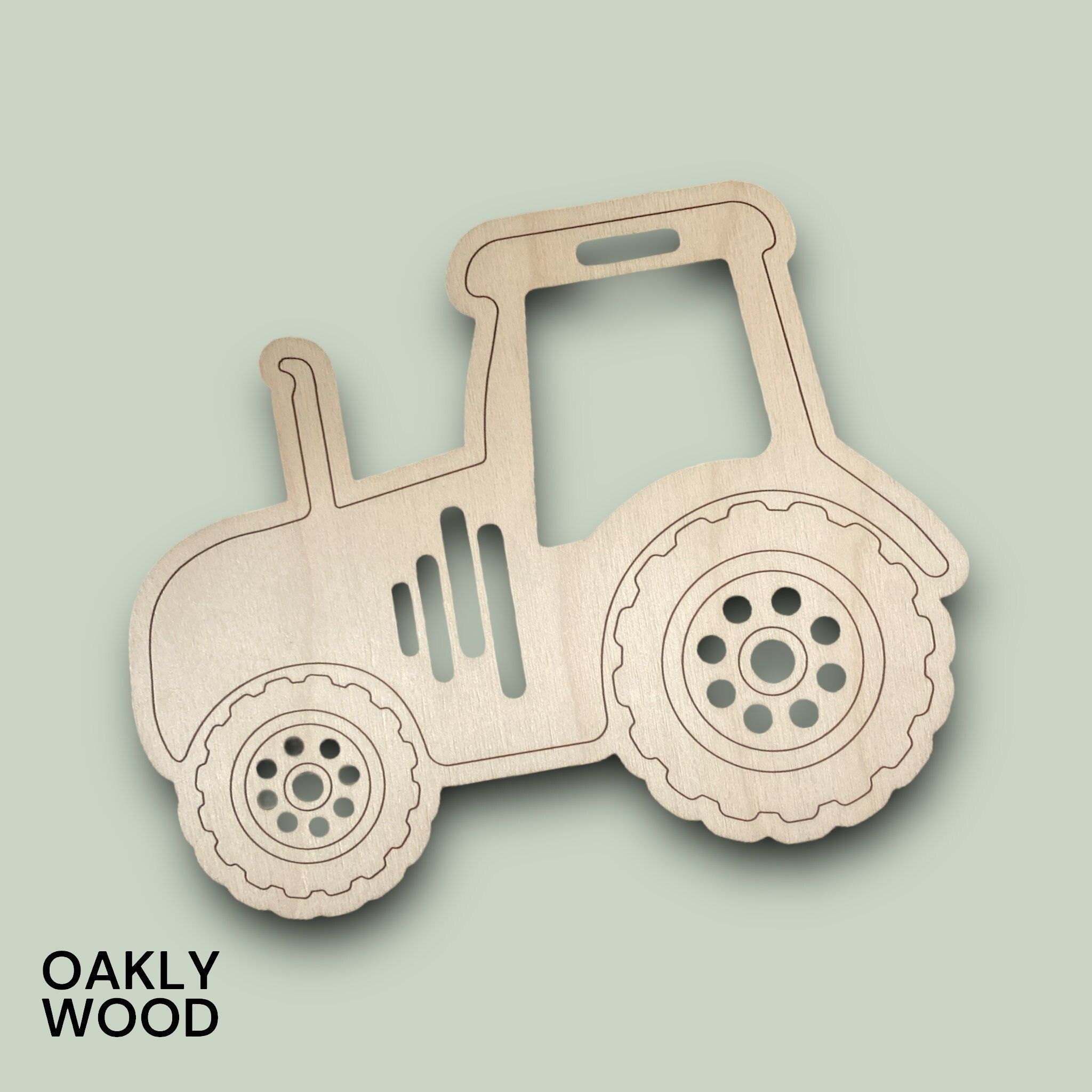 Laser Cut File Ready for Glowforge Farm Tractor SVG Tractor Decoration ...