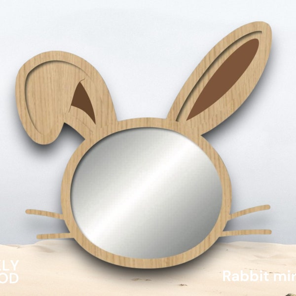 Rabbit Mirror - Etsy
