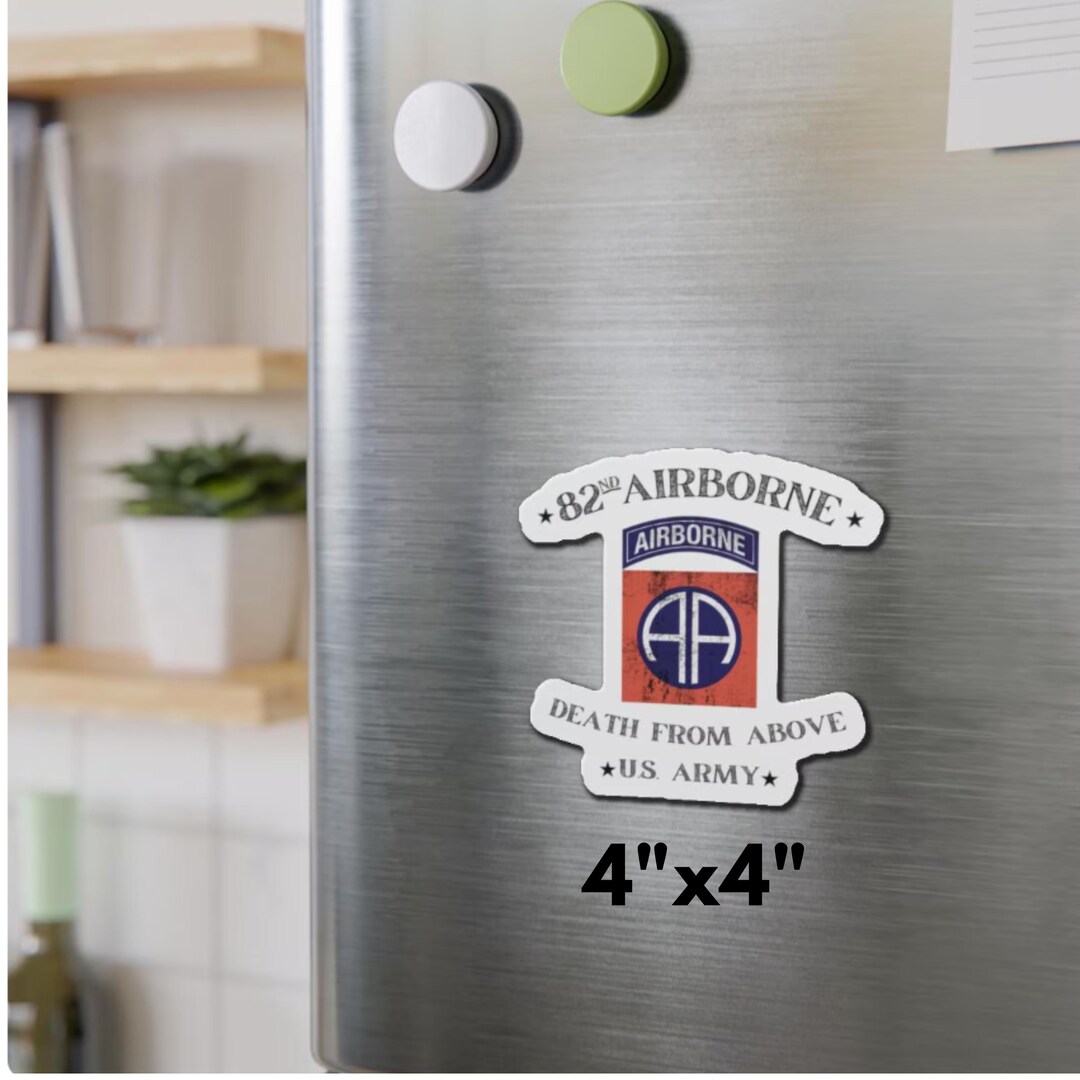 3"–6" 82nd Airborne “death From Above” Die-cut Car & Fridge Magnet - Etsy