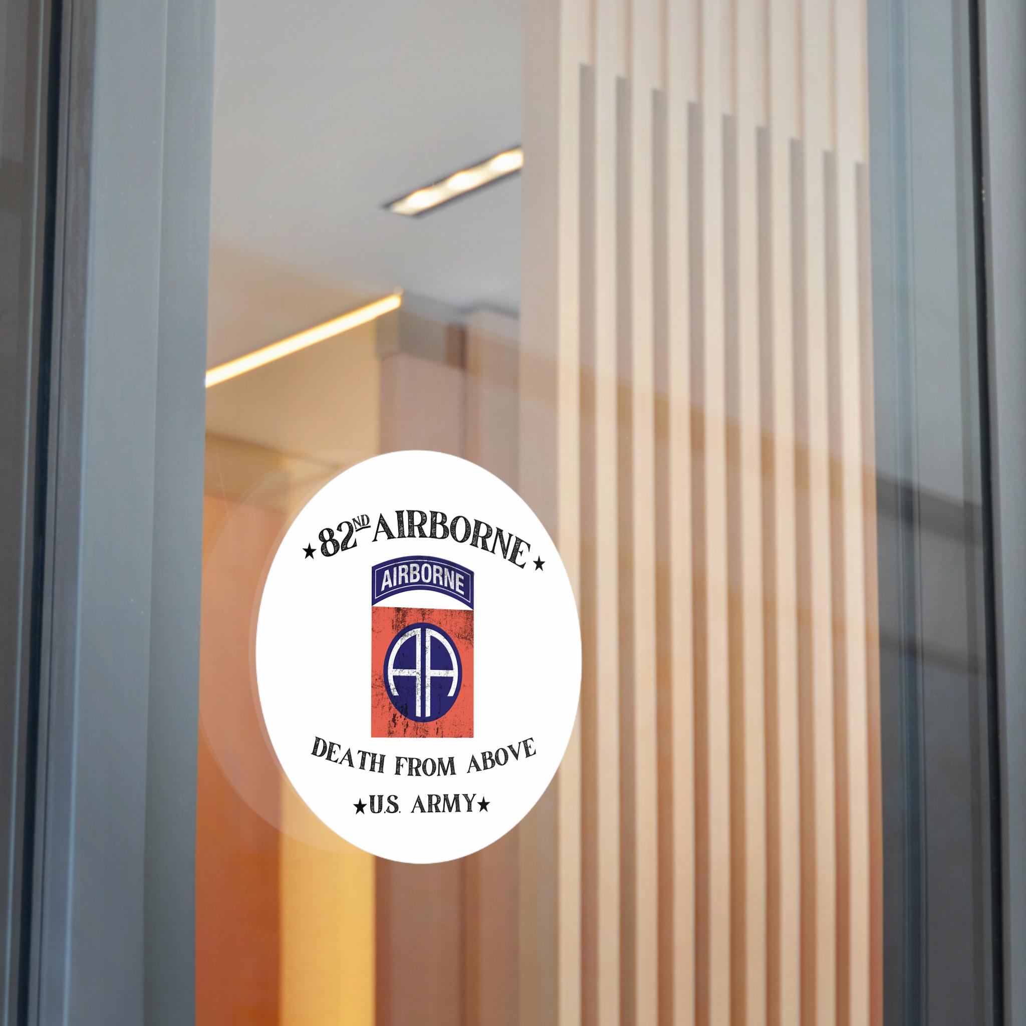 82nd Airborne Vinyl Sticker: 'death From Above' US Army Decal - Etsy