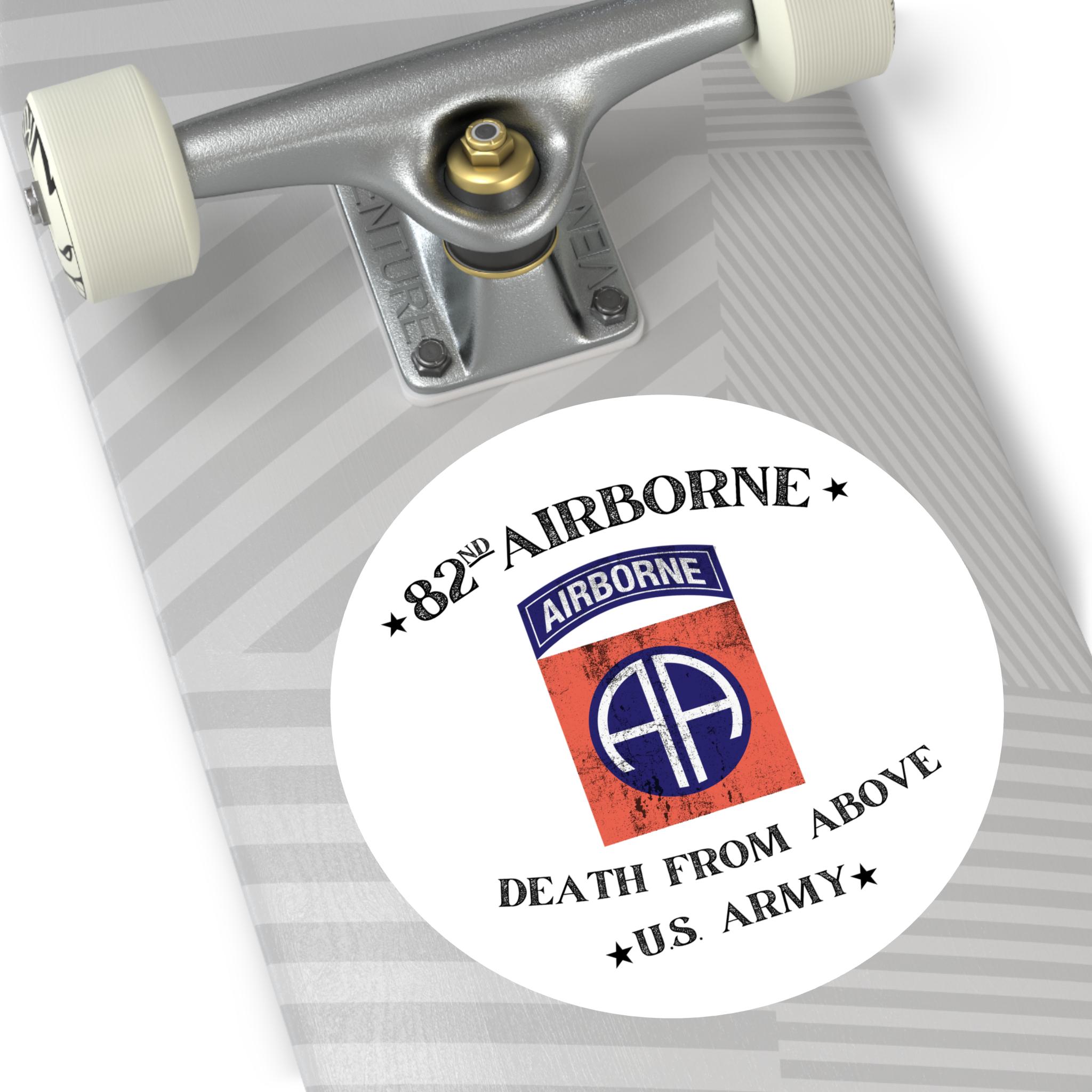 82nd Airborne Vinyl Sticker: 'death From Above' US Army Decal - Etsy