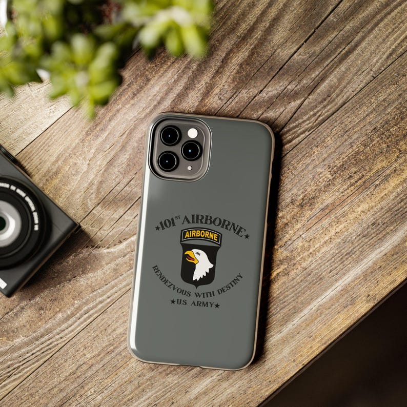 101st Airborne 'rendezvous With Destiny' Phone Case - Military Gift - Etsy