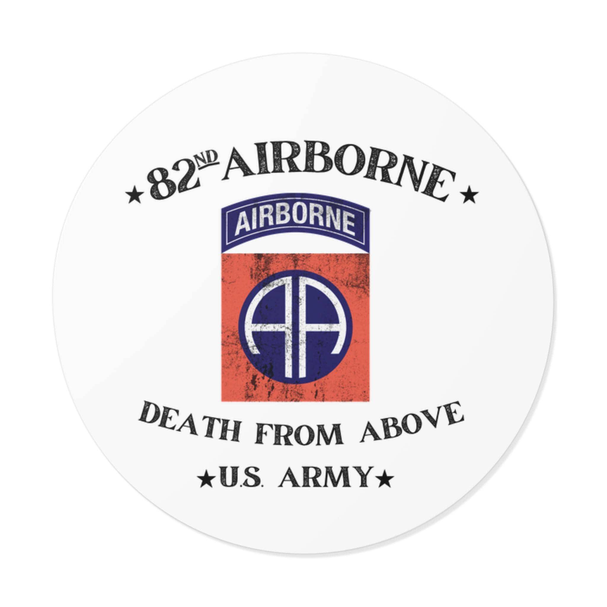 82nd Airborne Vinyl Sticker: 'death From Above' US Army Decal - Etsy