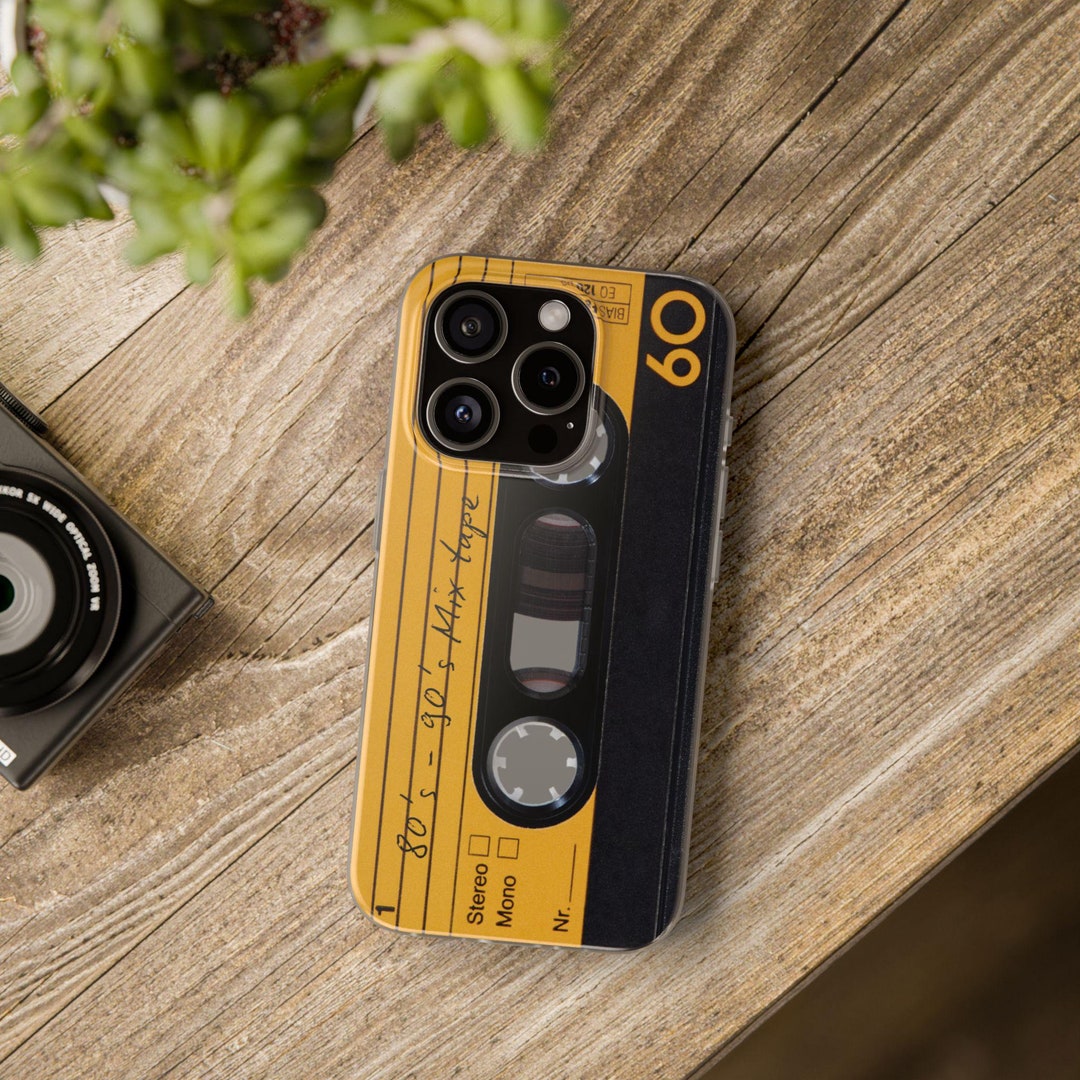 Retro Cassette Tape Phone Case: 80s 90s Nostalgia - Etsy