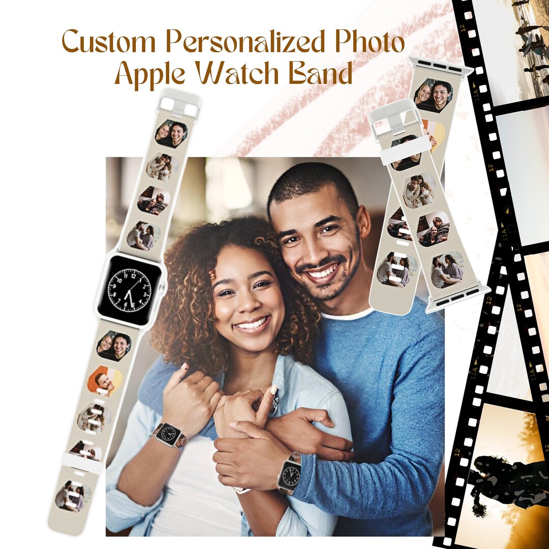 Personalized Photo Apple Watch Bands, Customized Watch Band for Apple ...