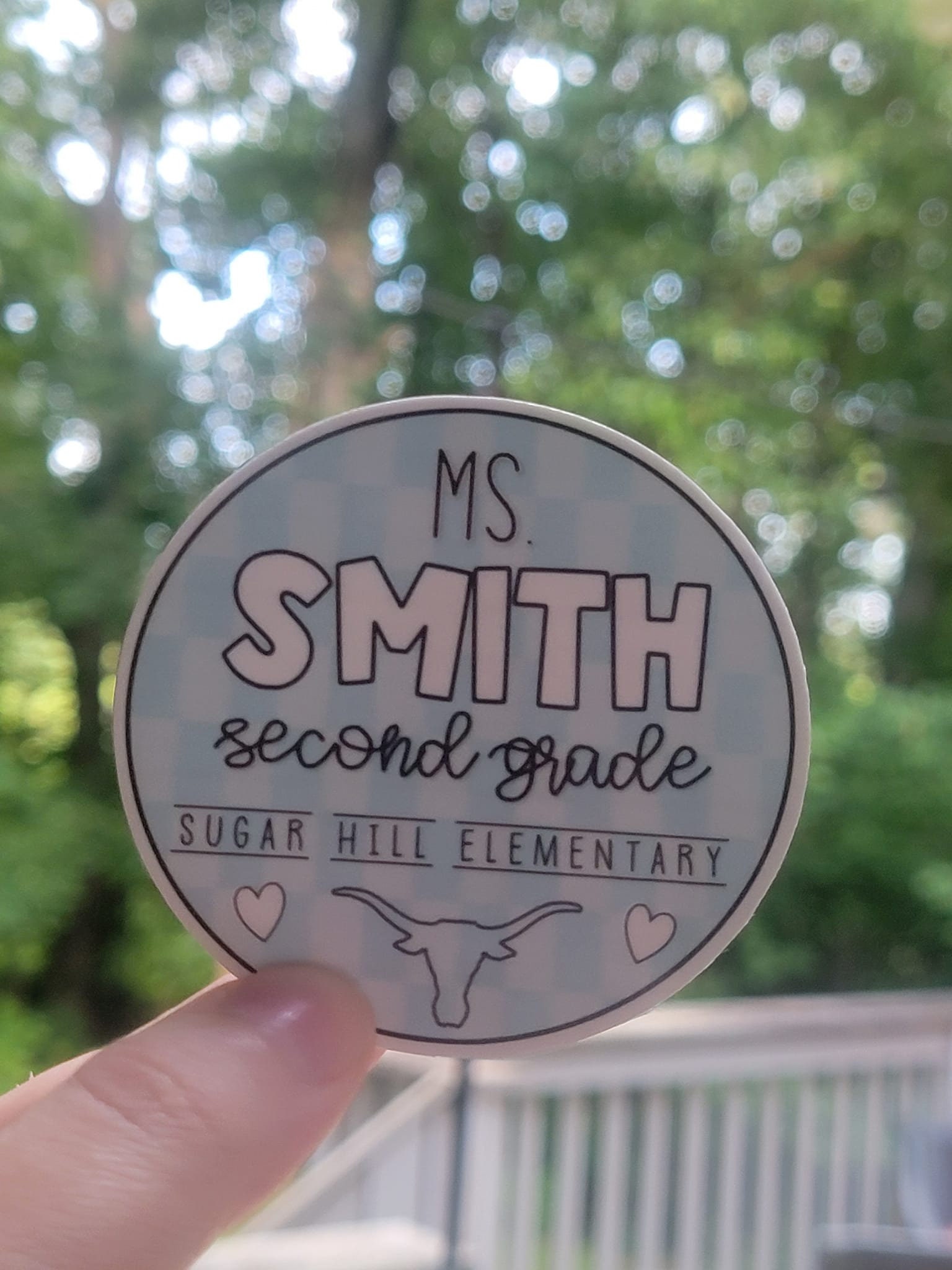 Personalized Teacher Sticker, Teacher Name Sticker, Principal Sticker ...