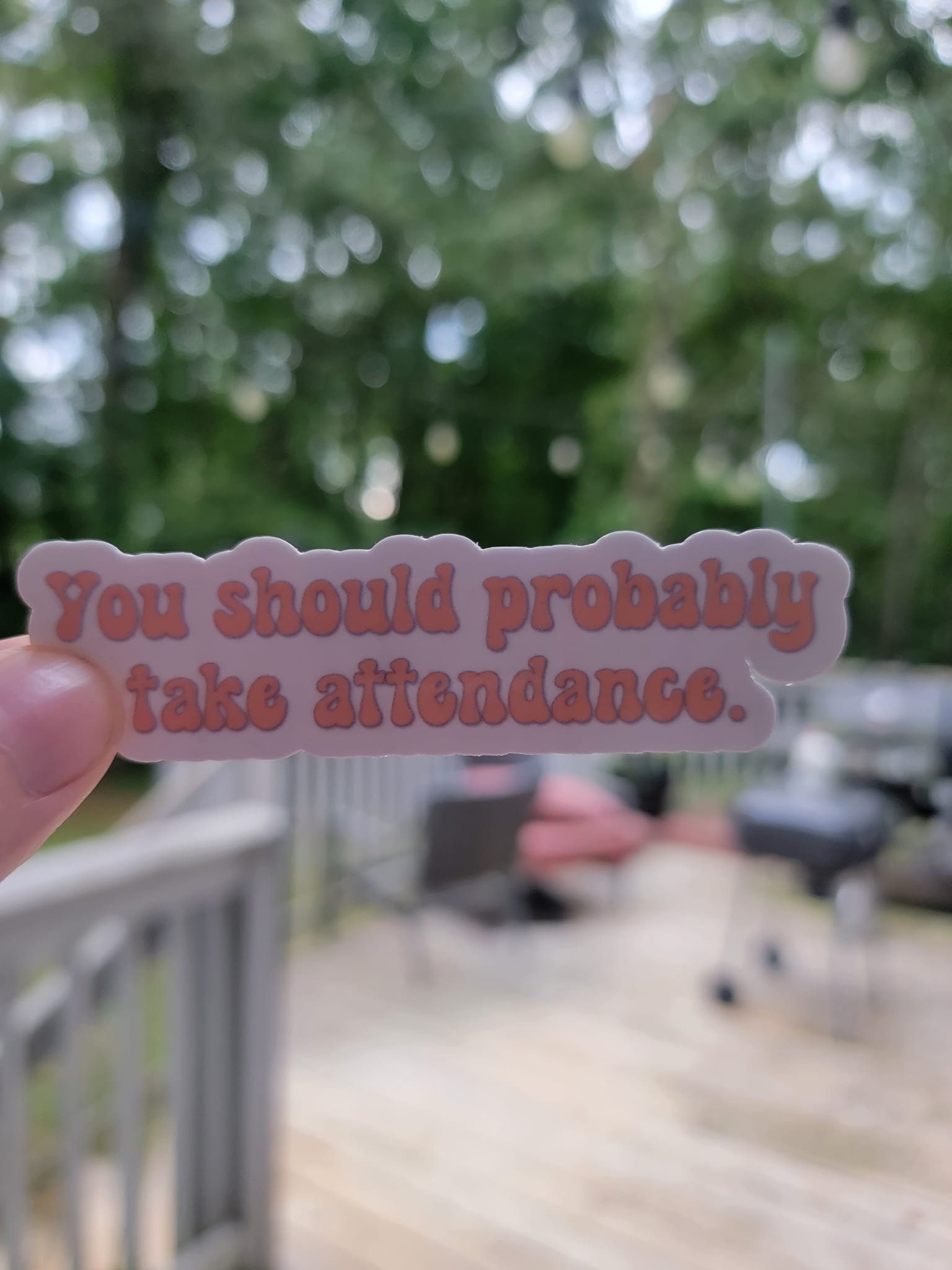 Attendance Sticker, Teacher Sticker, Teacher Stickers, Laptop Sticker ...