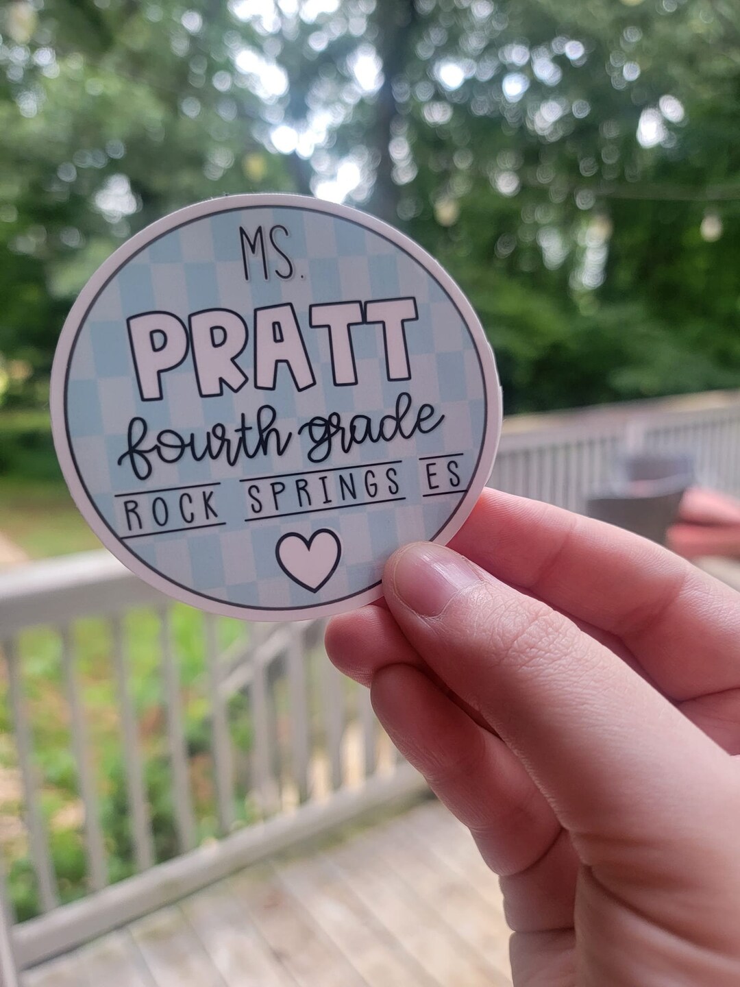 Personalized Teacher Sticker, Teacher Name Sticker, Principal Sticker ...