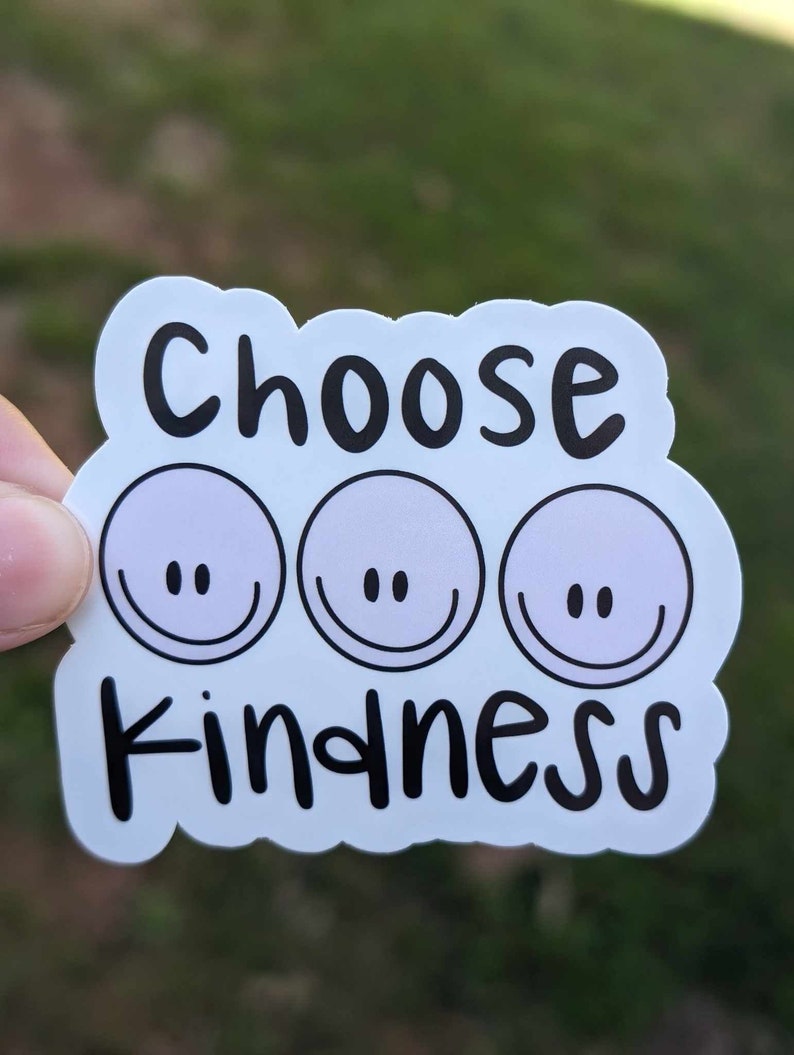 Choose Kindness Sticker - Etsy
