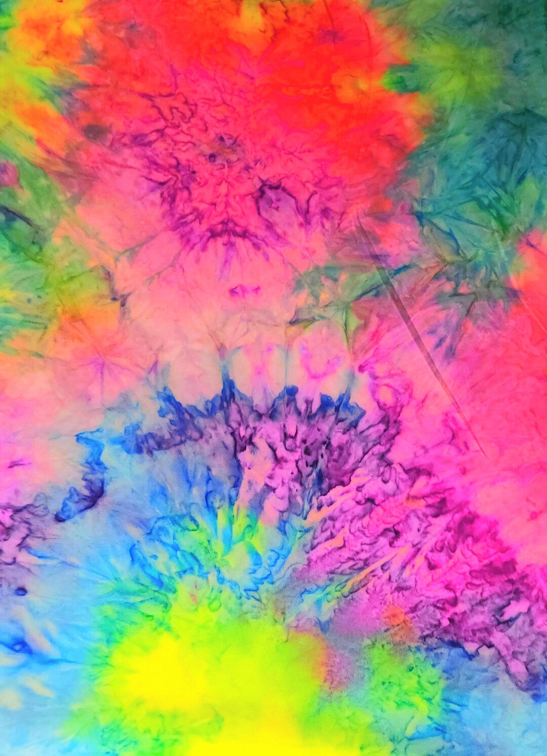 Colorful Tie Dyed Cotton Spandex Knit Stretch Cotton Spandex Fabric - Etsy