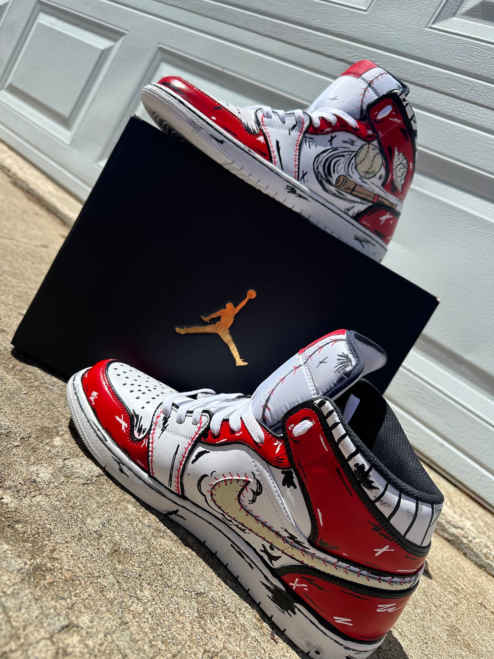 Handpainted Custom Jordans - Etsy