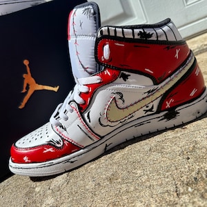 Handpainted Custom Jordans - Etsy