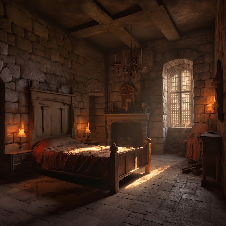 Enchanting Medieval Castle Rooms Backdrop | Captivating Settings for ...
