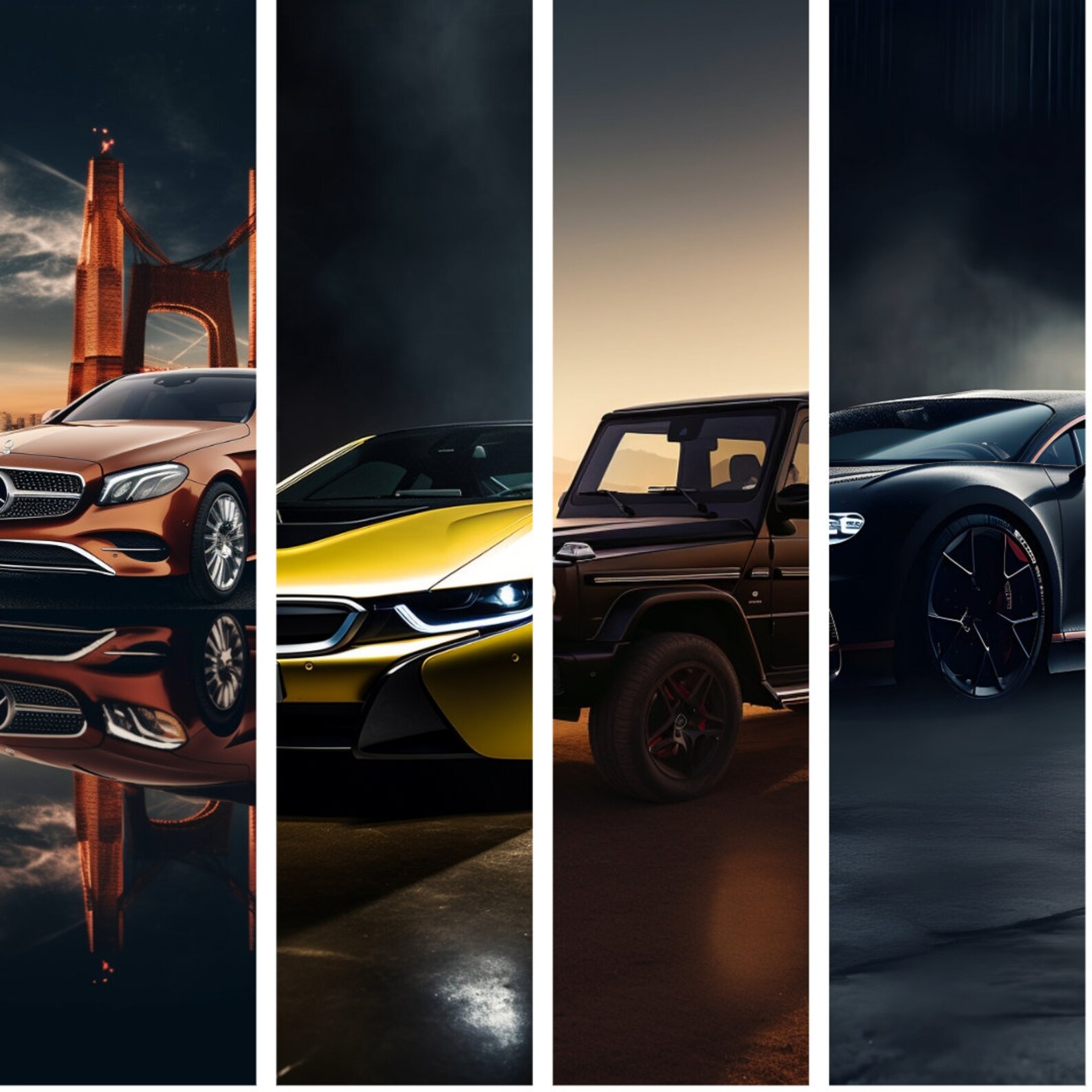 Luxurious Car Backdrop Set - 25 Pieces | Premium Quality Design ...