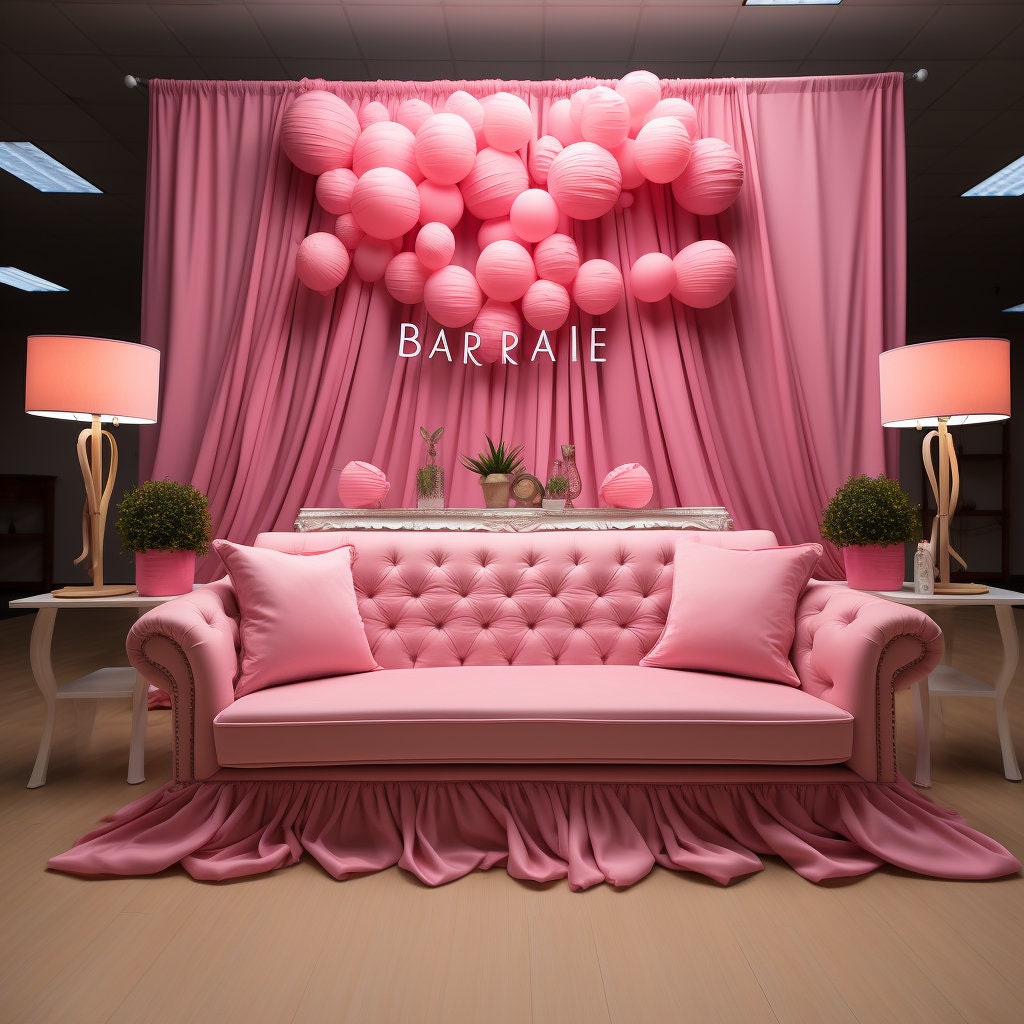 Barbie Digital Backdrop, 60 Premium Backdrops, High-res Digital Barbie ...