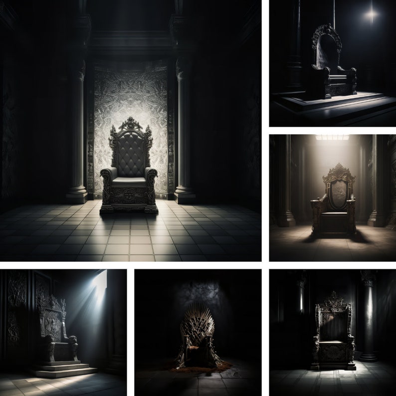 Regal Thrones Backdrop Set | Majestic Settings Inspired by Game of ...