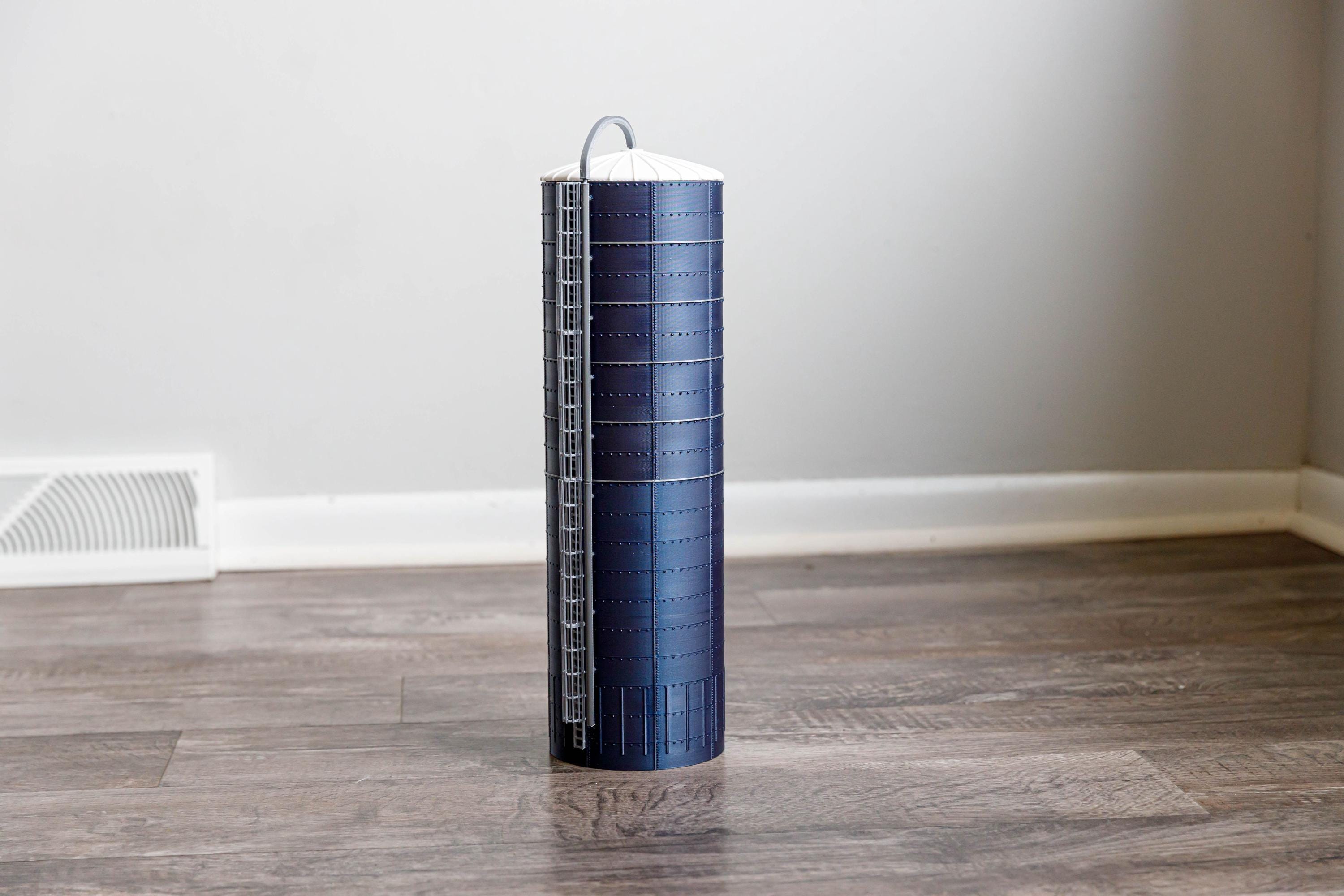 1/64 Scale of a Farm Harvestore Silo 80' Tall 25' Diameter 3d Printed ...