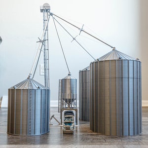 1/64 Modular Grain Elevator Leg 3d Printed - Etsy