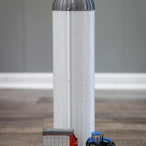 1/64 Farm Concrete Silo Toy 3d Printed - Etsy