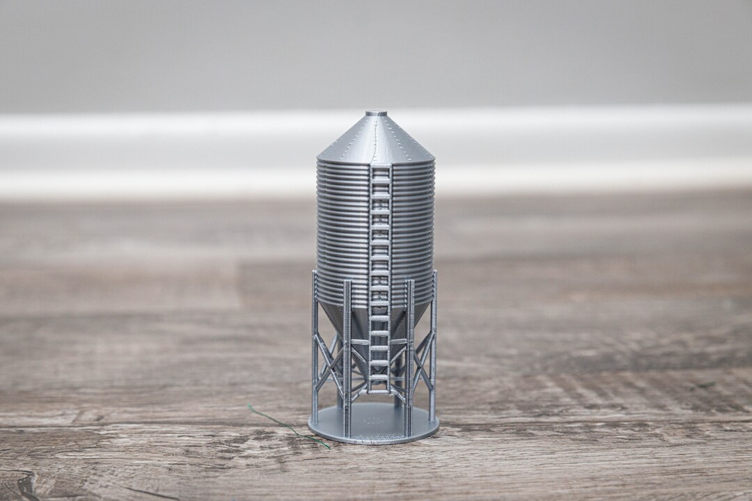 1/64 Feed Grain Bin With Flex Auger 3d Printed - Etsy