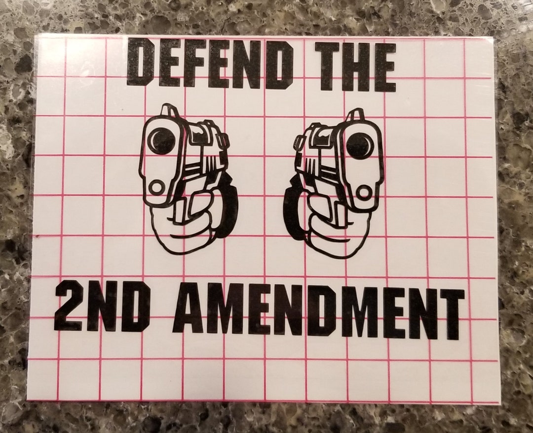 2nd Amendment Decal - Etsy