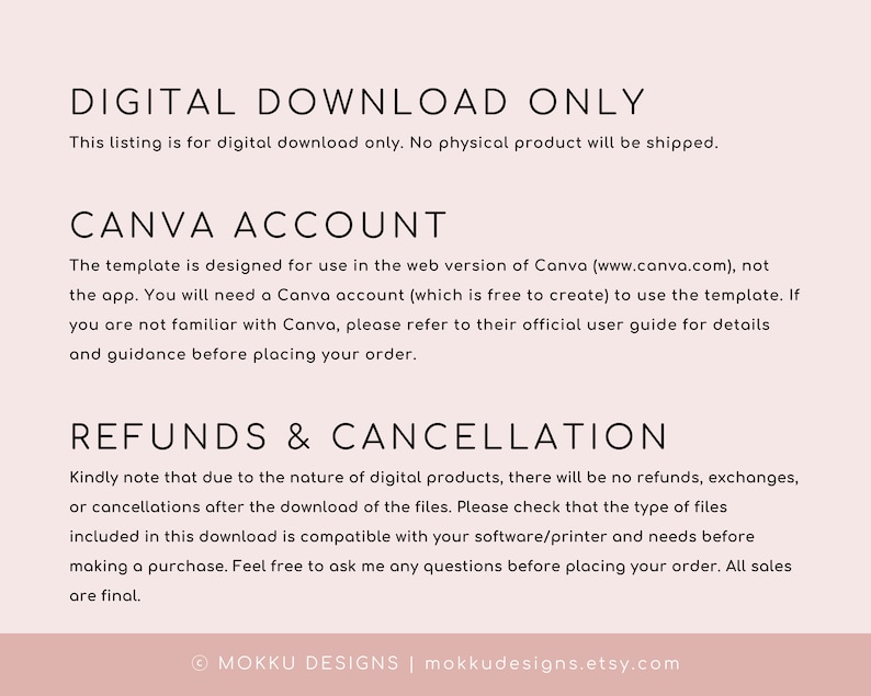 14 Digital Paper Mockup Canva Templates | Holds 1-20 Digital Papers ...