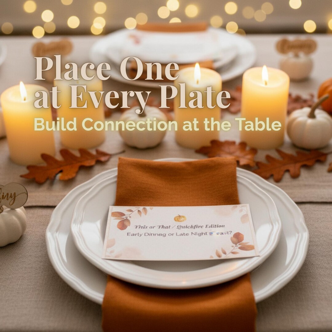 Premium Friendsgiving and Thanksgiving Conversation Cards - Printable ...