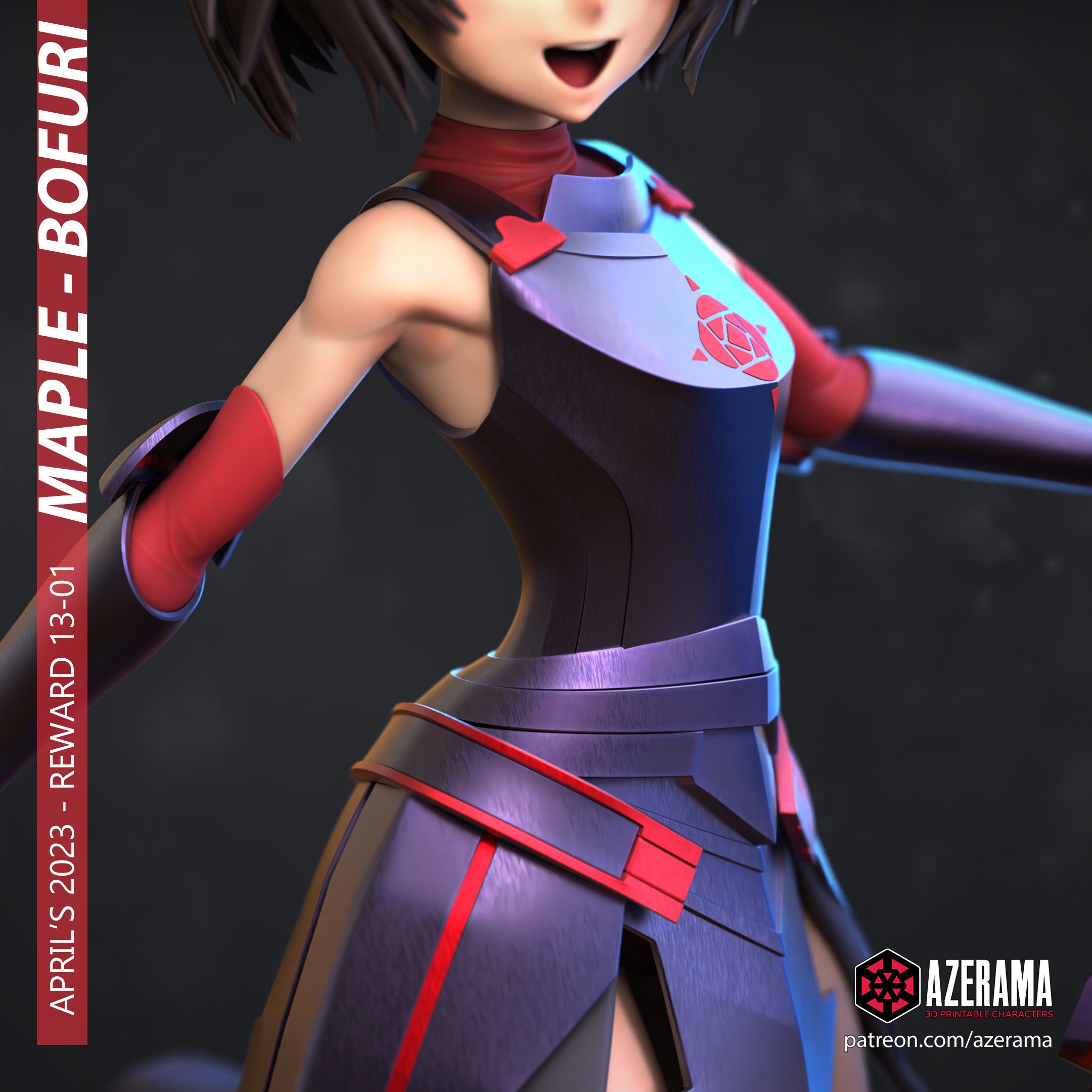 MAPLE BOFURI 18yo STL for 3D Printing - Etsy