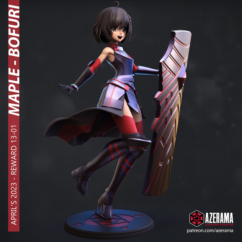 MAPLE BOFURI 18yo STL for 3D Printing - Etsy