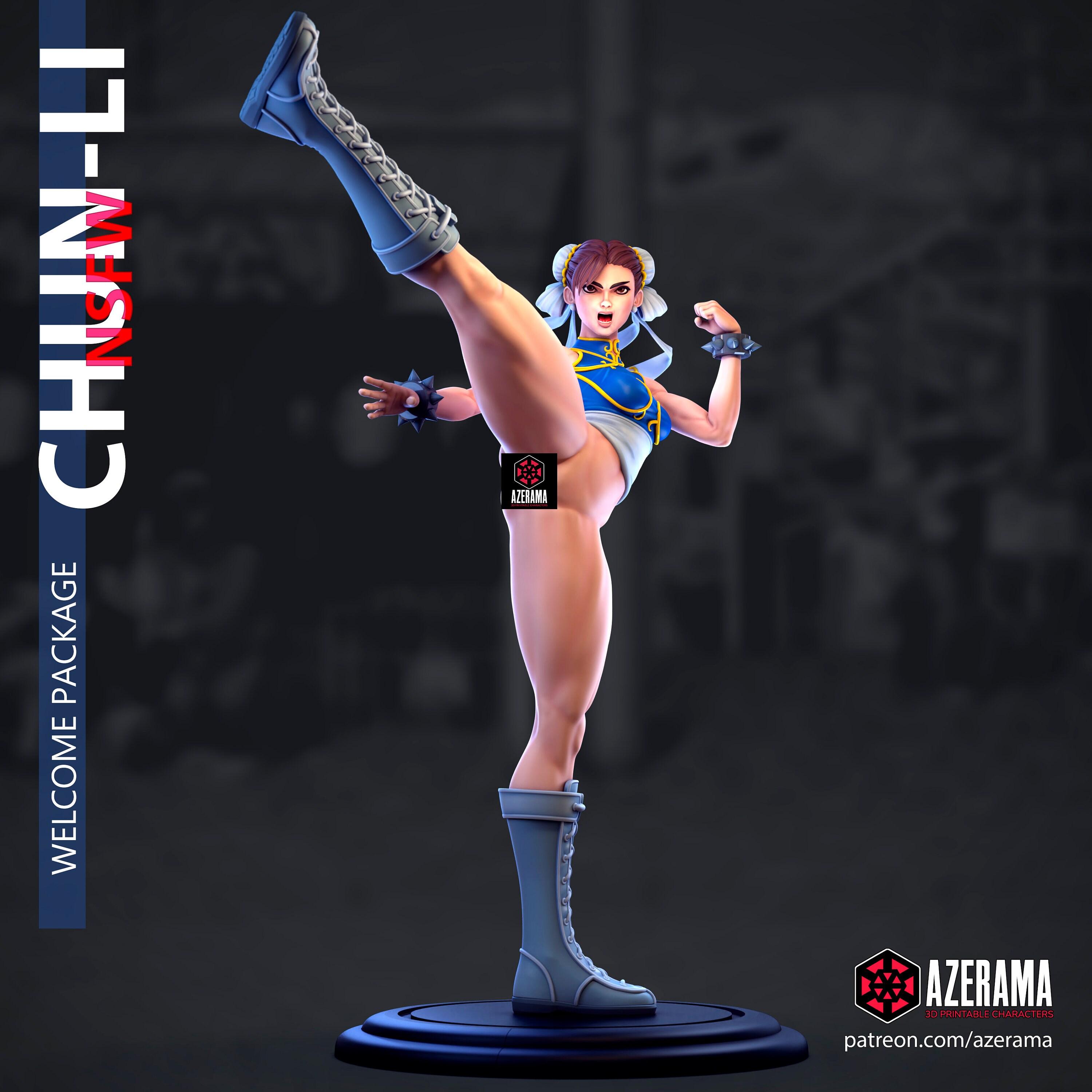 Chun Li Nsfw Stl For 3d Printing Etsy