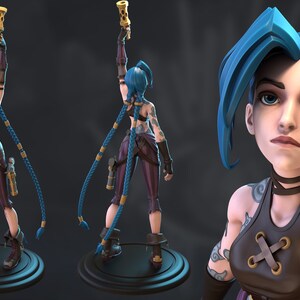 Jinx 18yo STL for 3D Printing - Etsy
