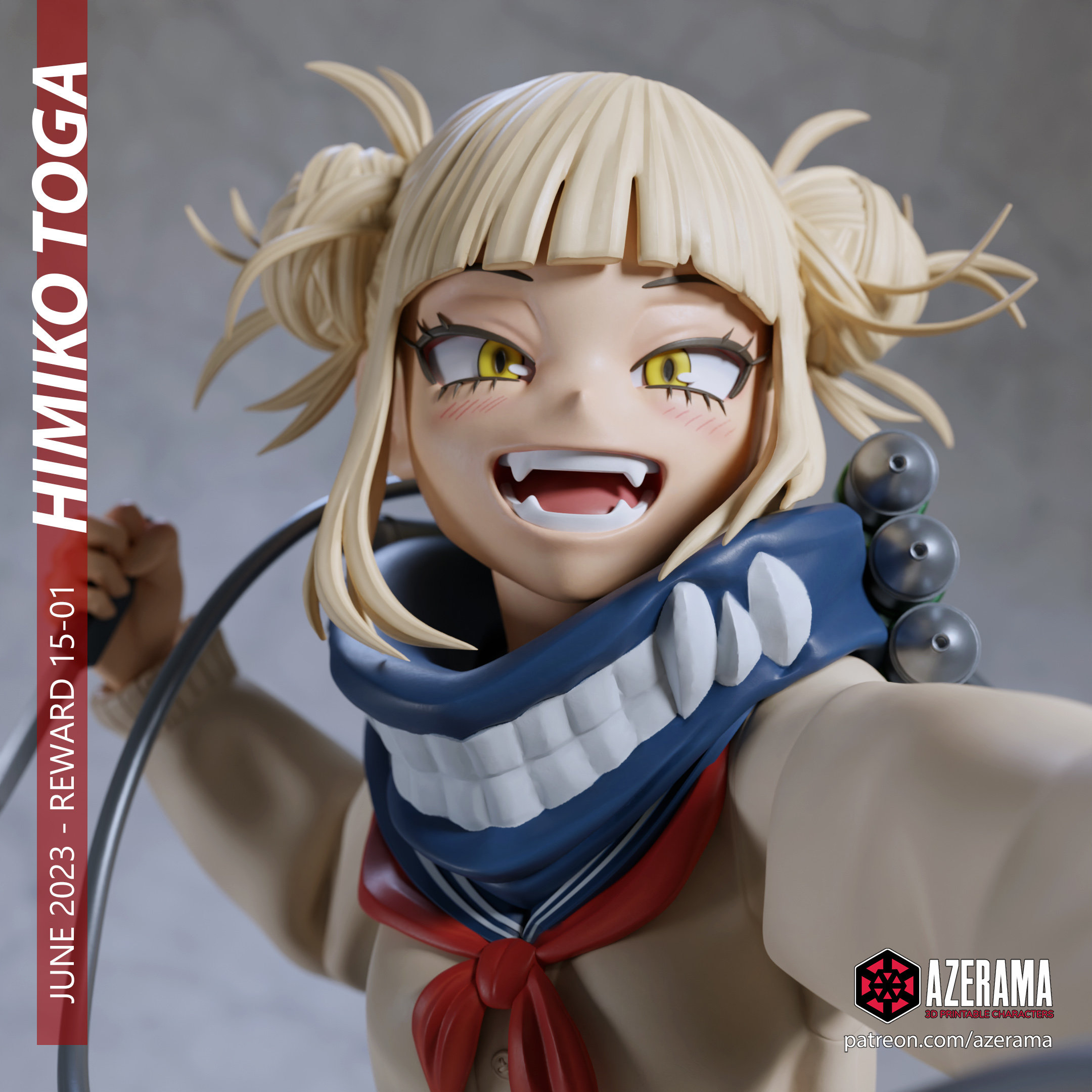 HIMIKO TOGA 18yo STL for 3D Printing - Etsy