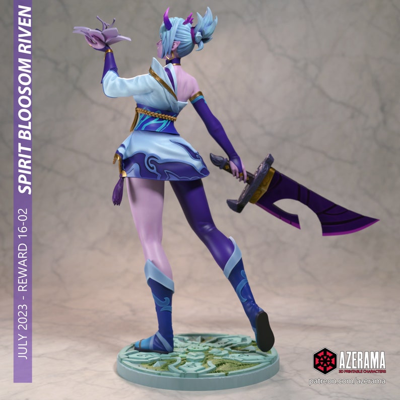 Spirit Blossom Riven 18yo STL for 3D Printing - Etsy