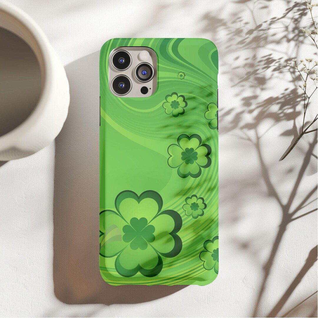 St. Patrick's Day Shamrock iPhone Case: Slim, Protective - Etsy